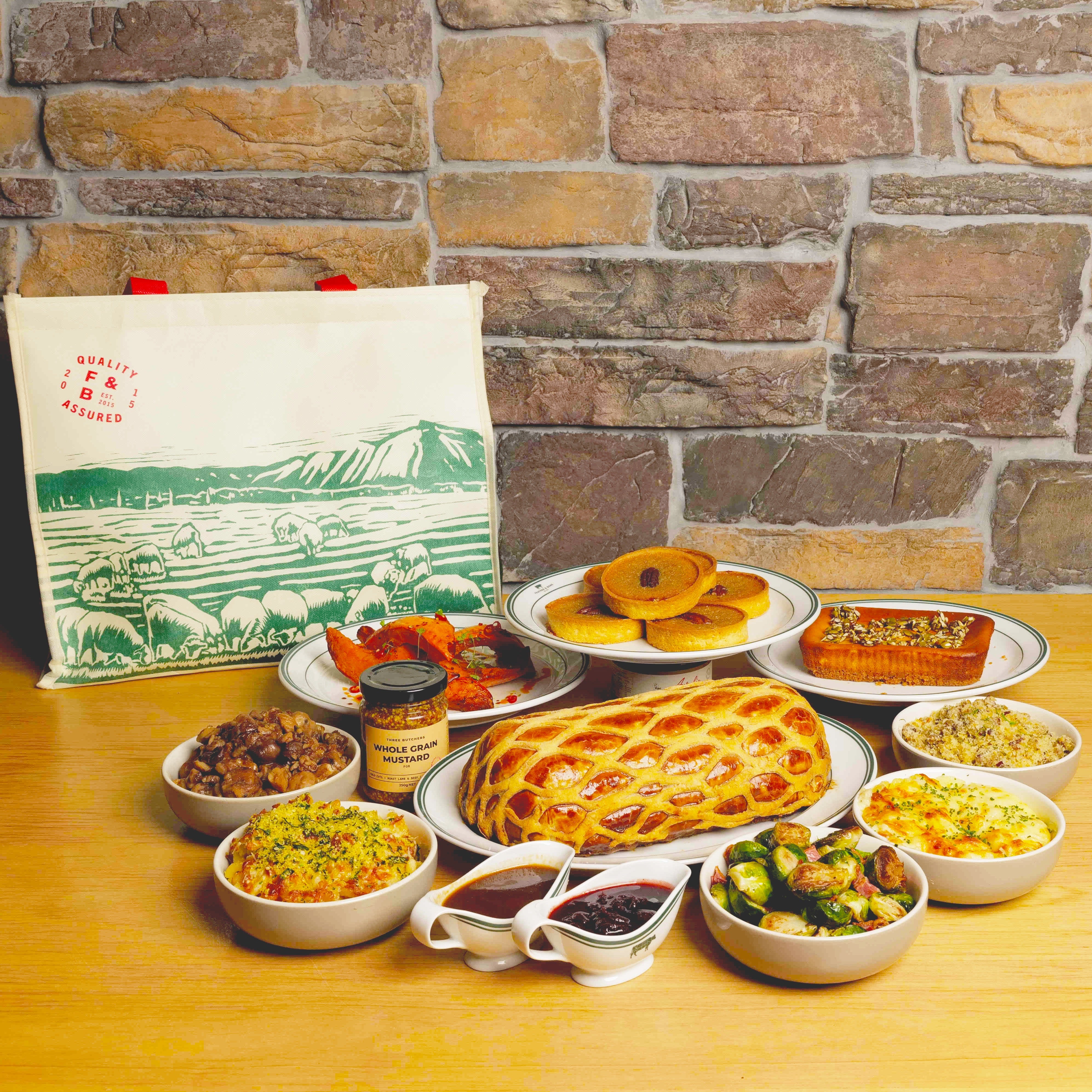 Thanksgiving Cooked Beef Wellington Bundle (Feeds 3-4 People)