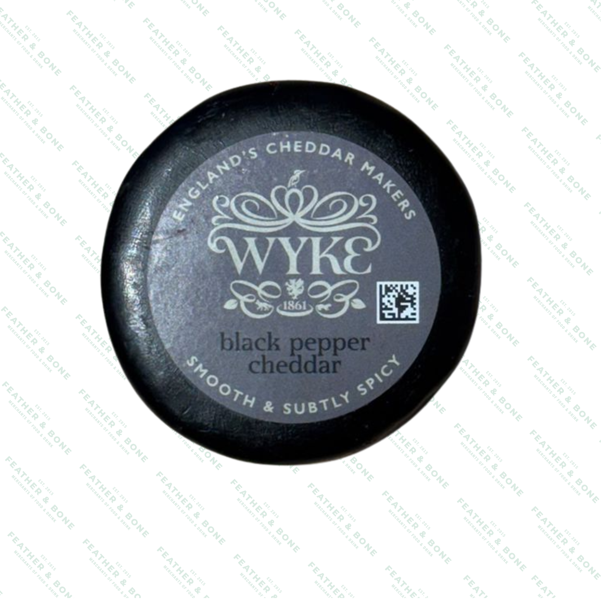 WYKE, wax cheddar black pepper round shape 100G